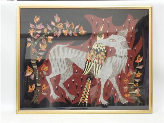 Jean Picart le Doux | Dog with pheasant | MutualArt