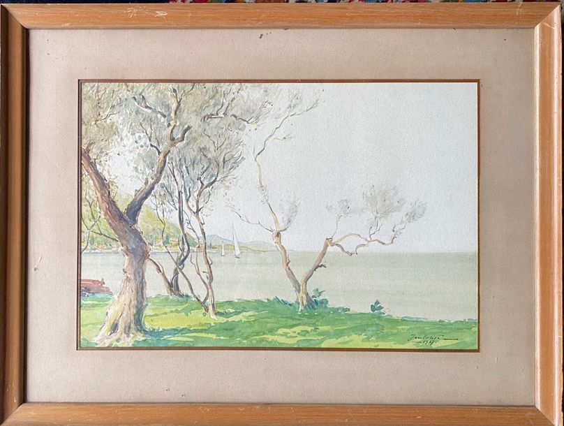 Jean Collet | Watercolour signed lower right and dated 1934 (1934 ...