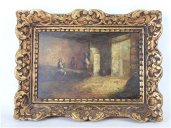 Alexandre-Gabriel Decamps | THE PALACE GUARDS | MutualArt