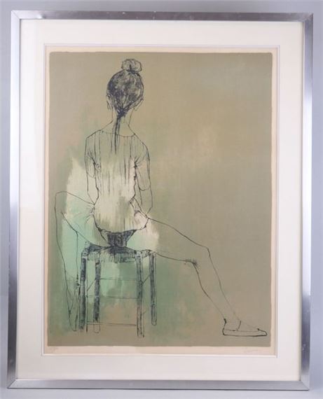 Jean Jansem | Seated ballerina | MutualArt