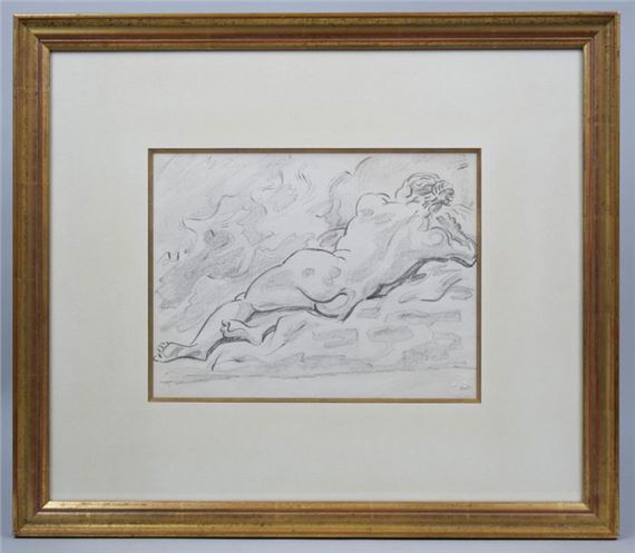 André Masson | Woman (drawing after François BOUCHER), 1951 (1951 ...