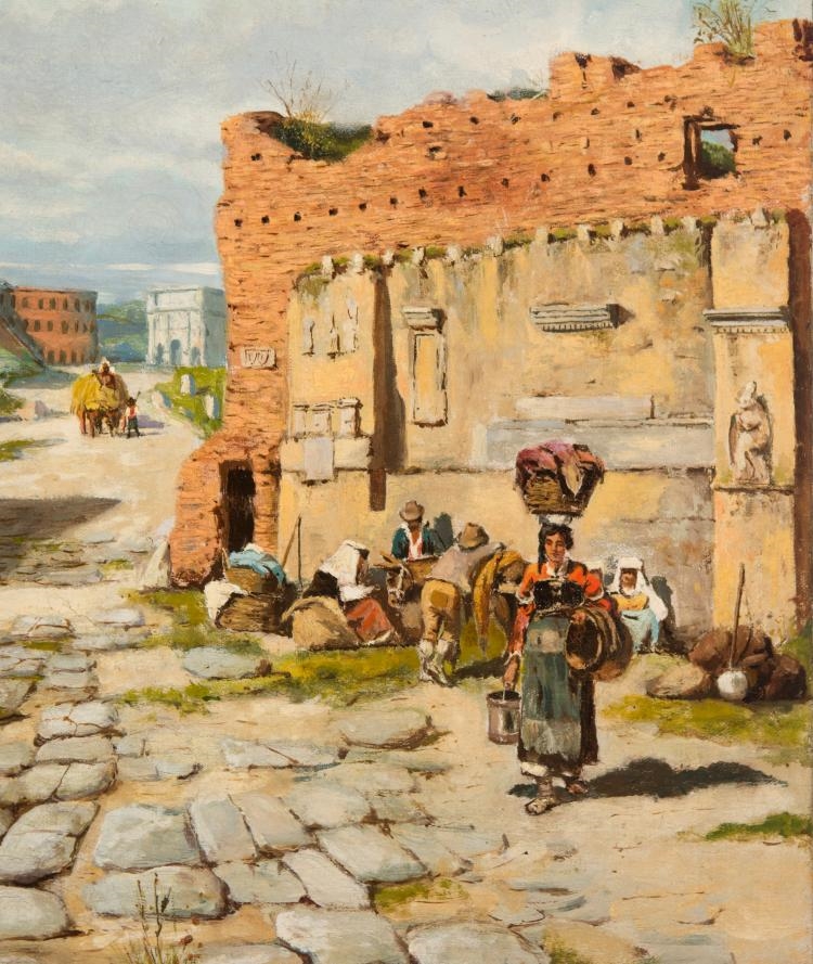 Ramón Tusquets Maignon | Arch of Triumph in Rome (1837) | MutualArt