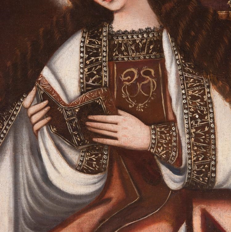 Virreinal School, 18th Century | Virgin Mary reading (18th Century ...