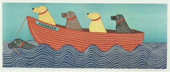 Stephen Huneck | 4) PRINTS BY STEPHEN HUNECK - VERMONT (1948-2010 (2004 ...