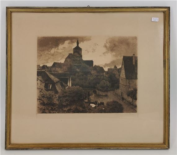 Franz Hecker | FRANZ HECKER - ETCHING (1870 - 1943) | MutualArt