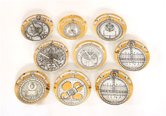 Piero Fornasetti | Set of Nine Astrolabio Plates (Circa 1970) | MutualArt