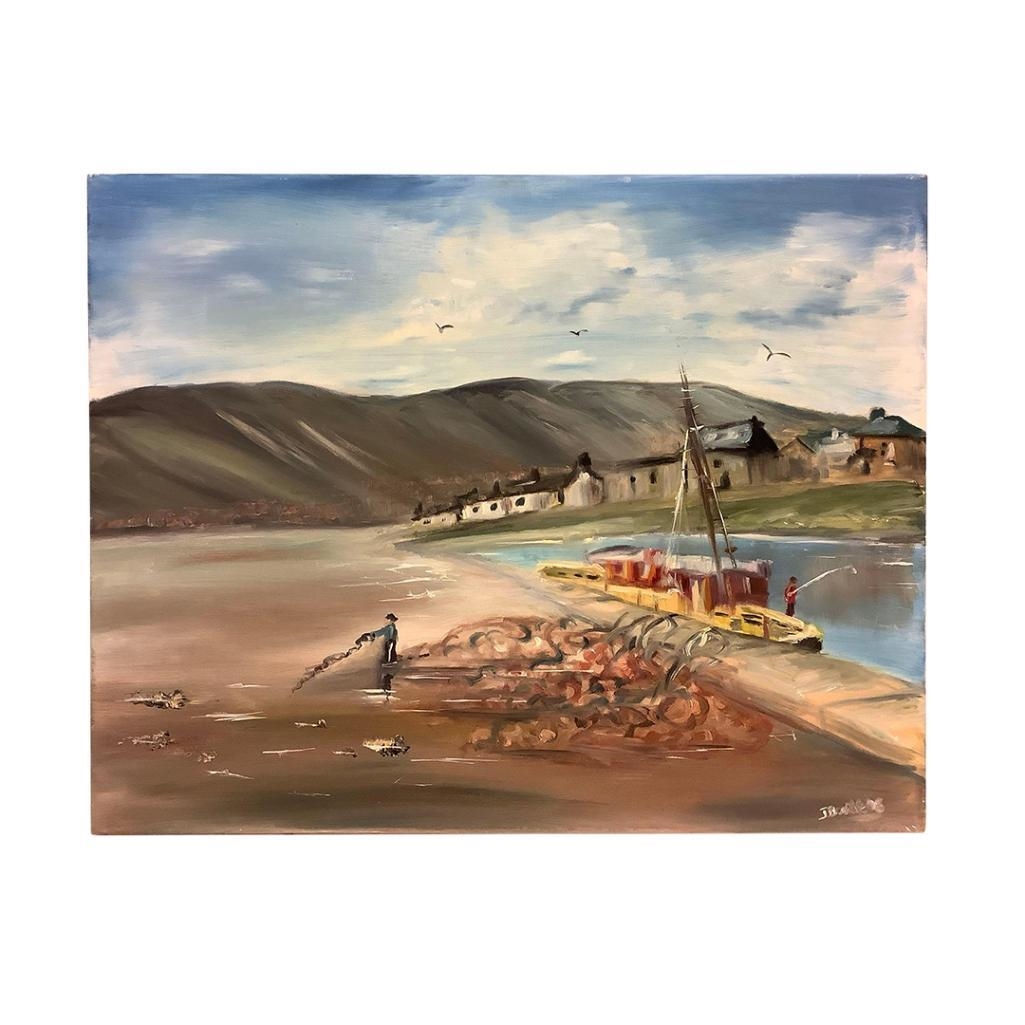 Jane Bourke | Fishing off Killybegs | MutualArt