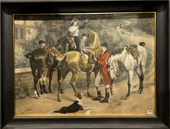 Samuel Edmund Waller | Cacería (1901) | MutualArt