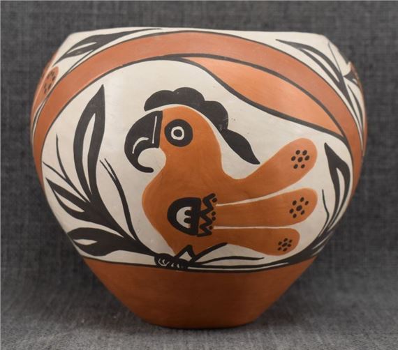 Darla Davis | ACOMA POLYCHROME POTTERY JAR (DARLA DAVIS (1990) | MutualArt