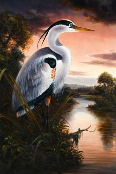 M. P. Elliott | MP ELLIOTT BLUE HERON (1381) | MutualArt