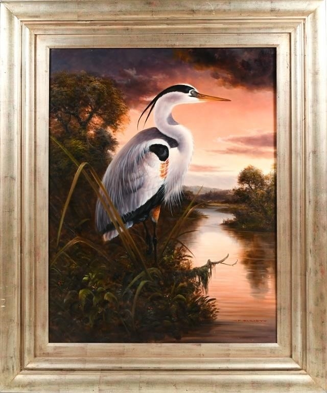M. P. Elliott | MP ELLIOTT BLUE HERON (1381) | MutualArt