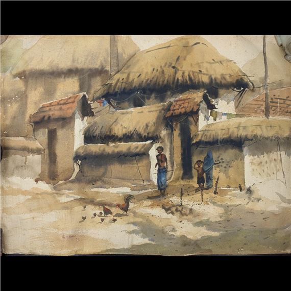 Syed Haider Raza | Signed Sayed Haider Raza (Indian, 1922-2016 ...