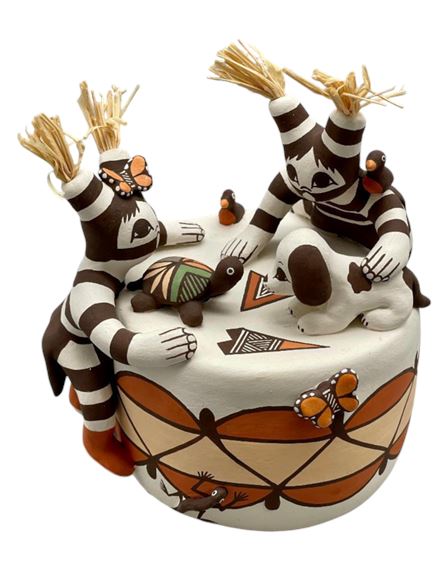 Marilyn Ray | Acoma Pottery Kachina Storyteller | MutualArt