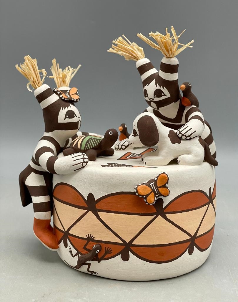 Marilyn Ray | Acoma Pottery Kachina Storyteller | MutualArt