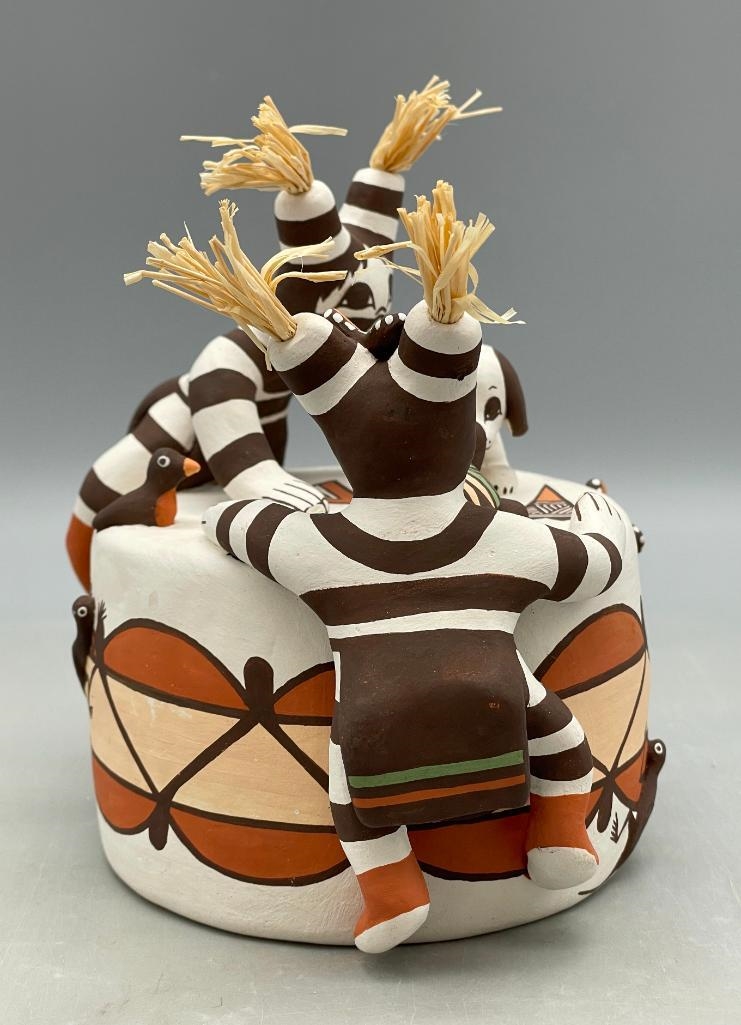 Marilyn Ray | Acoma Pottery Kachina Storyteller | MutualArt