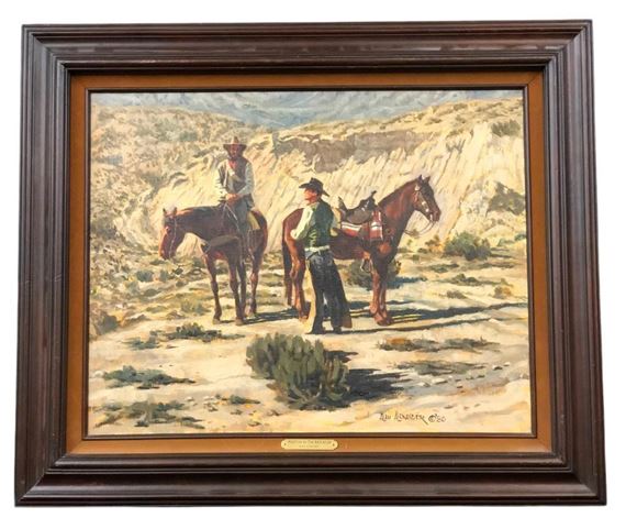 Alan Alexander | Western Oil Painting By Alan Alexander (1980) | MutualArt