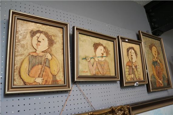 Joyce Roybal | Collection of Joyce Roybal Oil impasto paintings of ...