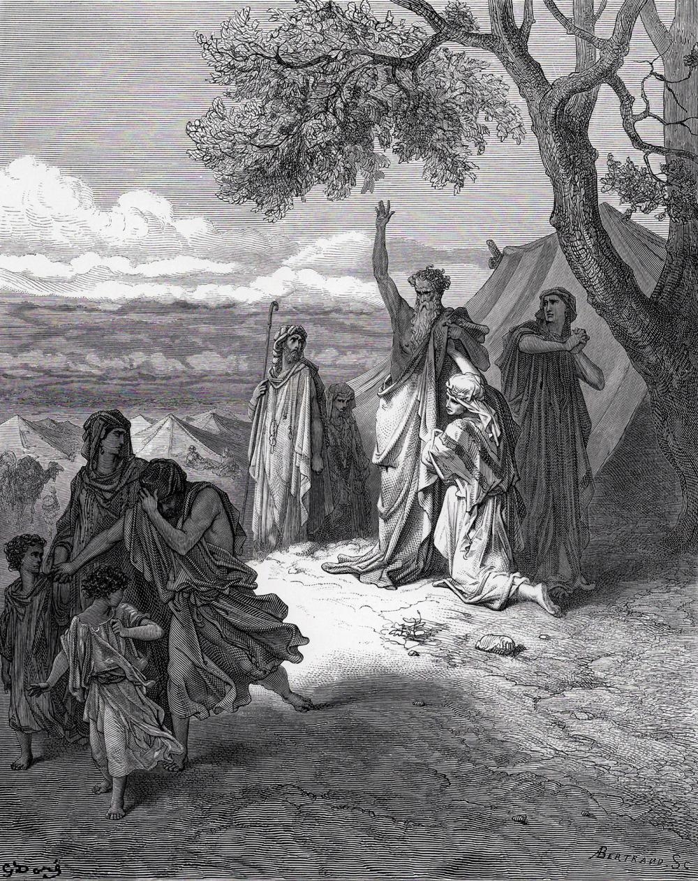 Gustave Doré | Noah Curses Ham and Canaan (Circa 1880) | MutualArt