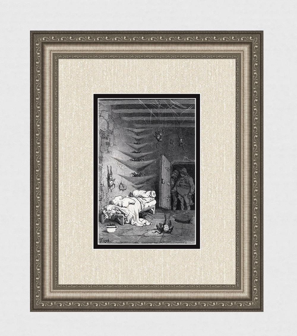 Gustave Doré | The Spare bed at the Crocodile (a scene from the The ...