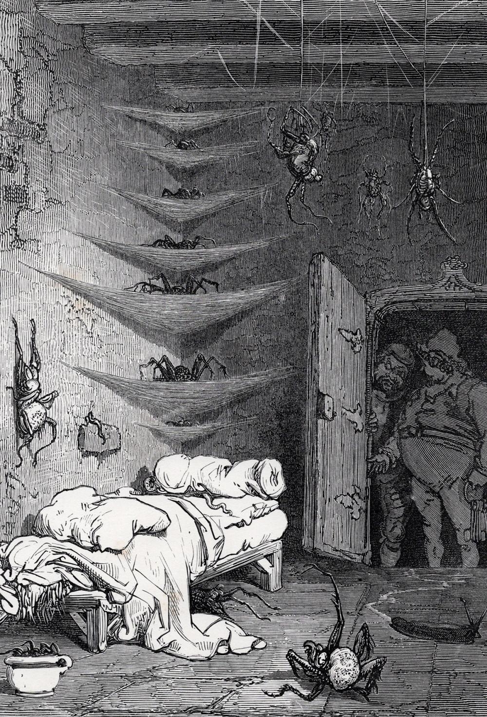 Gustave Doré | The Spare bed at the Crocodile (a scene from the The ...