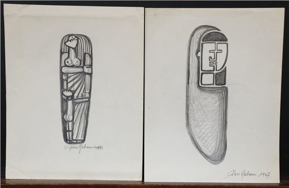 Paco Rabanne | Femme à l'enfant (1953) | MutualArt