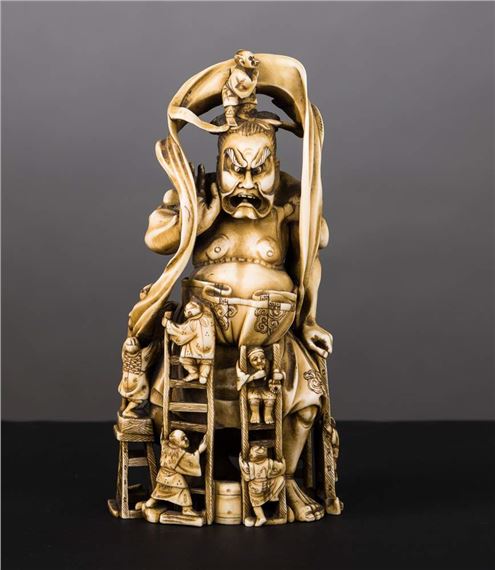 Japanese School, 20th Century | Statue eines Nio (Circa 1900) | MutualArt