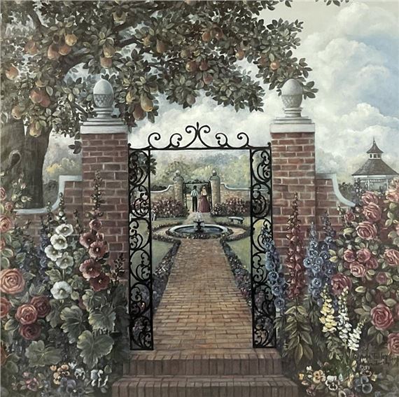 Glynda Turley | Glynda Turley Courtyard III Signed & Numbered Print ...