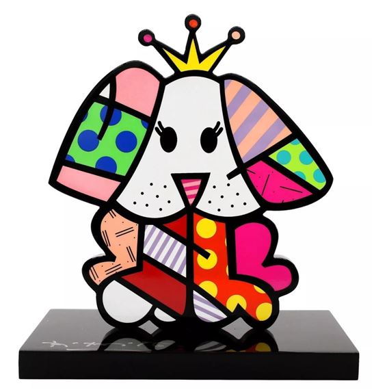 Romero Britto | Royalty Dog 2 (2017) | MutualArt