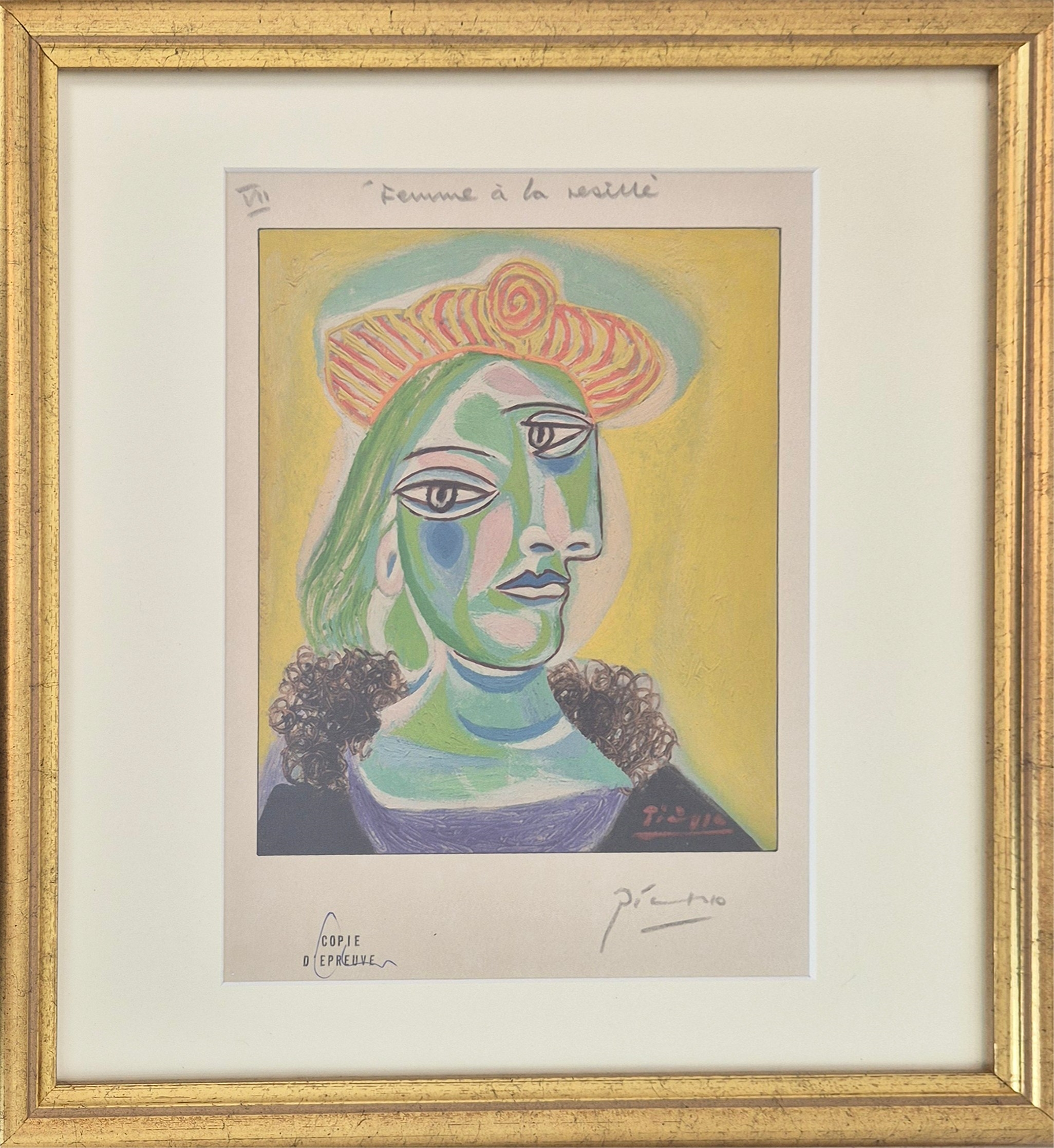 Pablo Picasso | Femme a la Resille | MutualArt