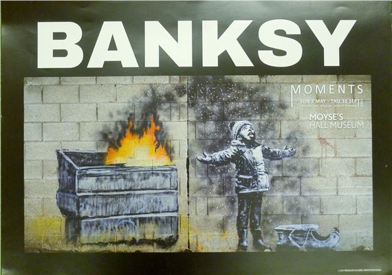 Banksy | a limited edition printed poster to promote the Moments ...