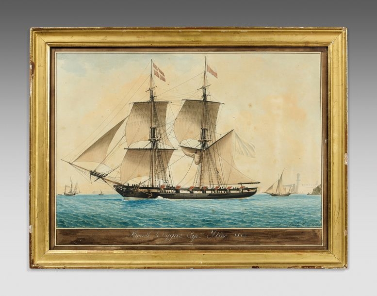 Antoine Roux | Portrait of boats (1814) | MutualArt