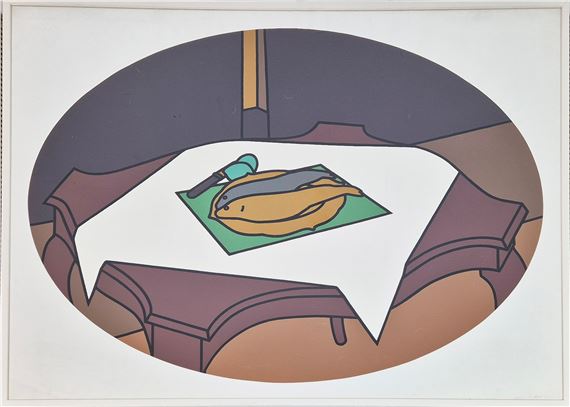 Patrick Caulfield | Window at Night (1969) | MutualArt