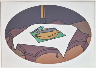 Patrick Caulfield | Window at Night (1969) | MutualArt