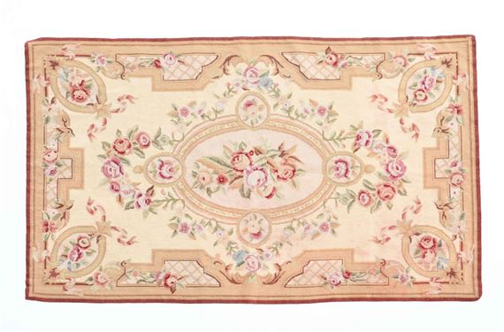 Aubusson | French Aubusson-style small rug/wall hanging, 20th century ...