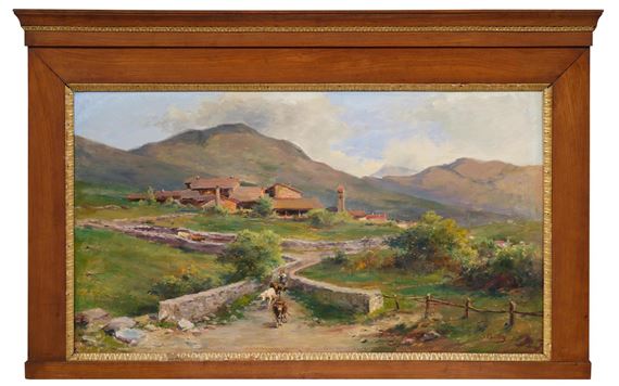 Silvio Poma | Una pastorella | MutualArt