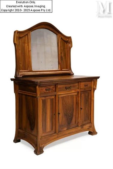 Hector Michaut | Meuble en toilette en noyer | MutualArt