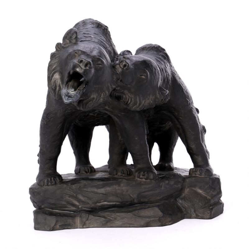 Carl Johan Bonnesen | Playing bear cubs | MutualArt