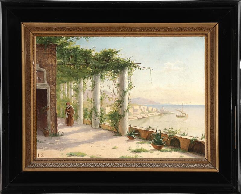 Harald Peter William Schumacher | A view from a loggia with Mount ...