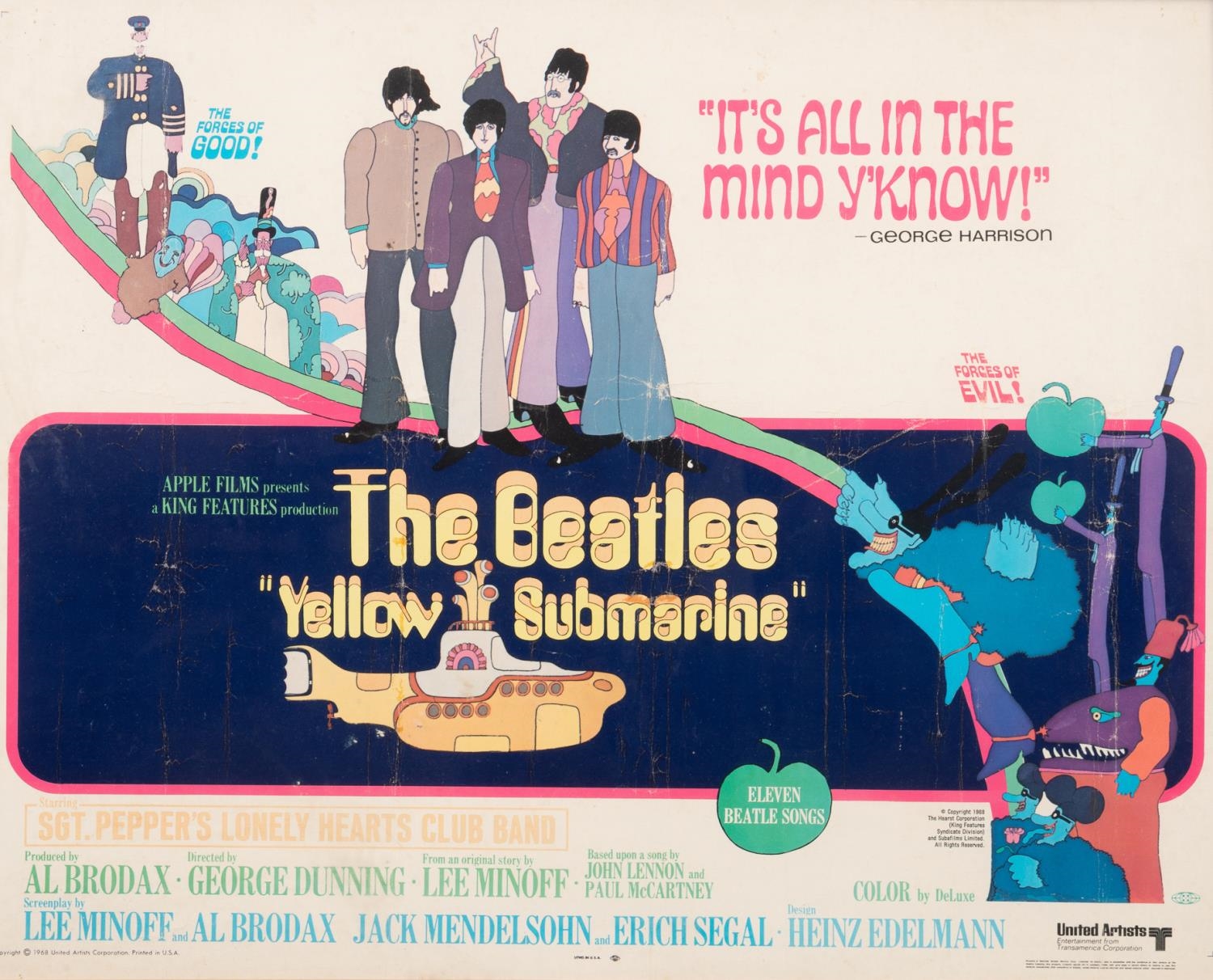 King Features Syndicate | The Beatles Yellow Submarine (Circa 1968 ...