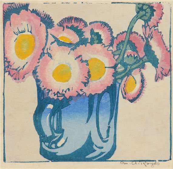 Mabel Royds | STILL LIFE VASE OF FLOWERS | MutualArt