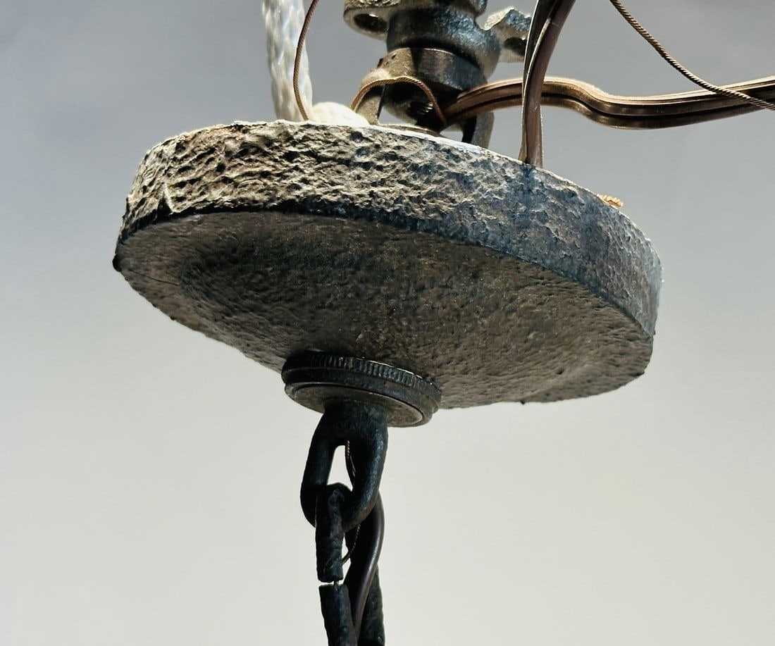 Paul Ferrante | Forged & Blackened Steel Chandelier by Paul Ferrante ...