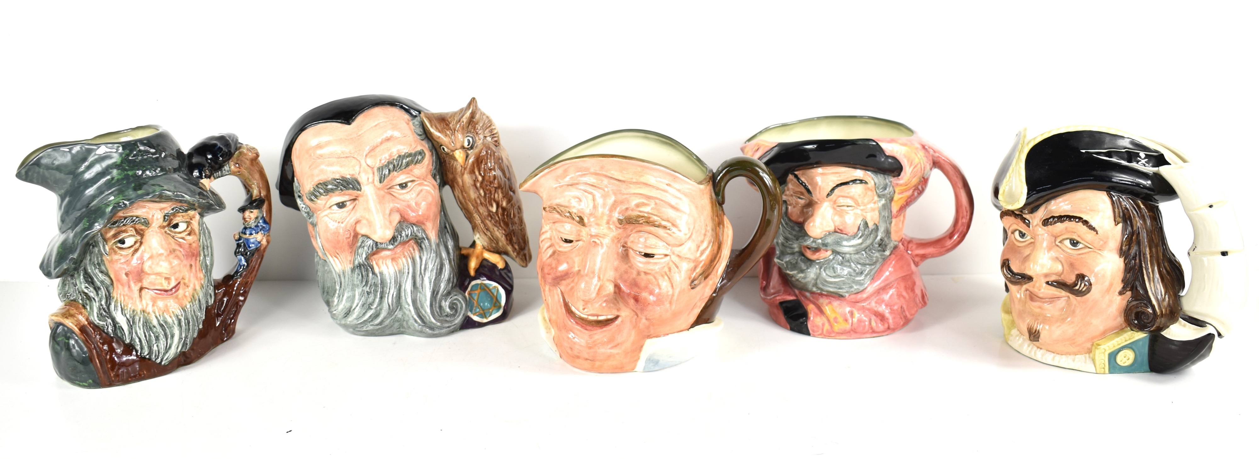 Royal Doulton | Five Royal Doulton character jugs | MutualArt