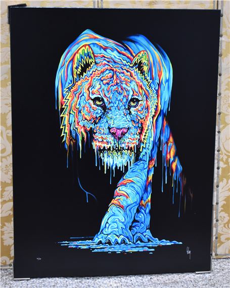 Robert Oxley | Robert Oxley A limited edition hand-varnished boxed canvas titled Calathea ...