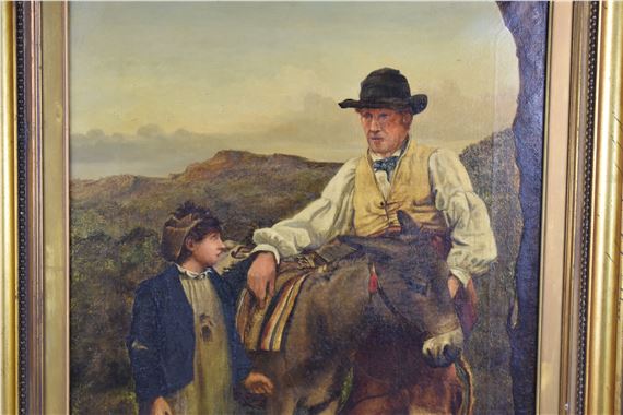 Alfred Walter Bayes | Begging for Bread (1857) | MutualArt