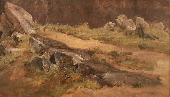 Robert Kummer | Landschaftsstudie (1840) | MutualArt