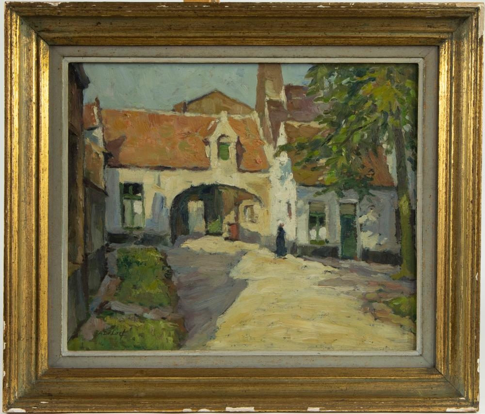 Aurel de Loof | Entrance To Beguinage In Bruges | MutualArt