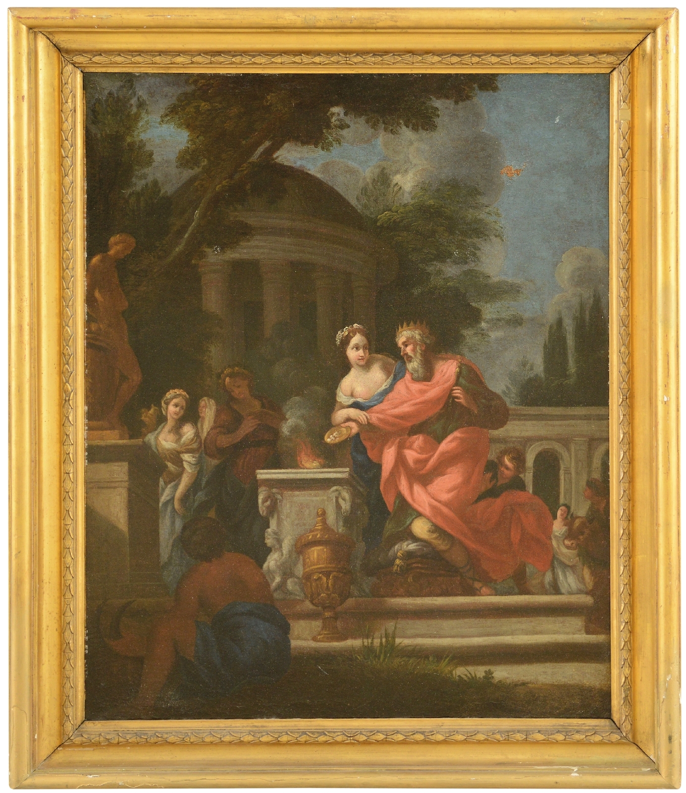 Roman School, 17th Century | Solomon worships idols | MutualArt