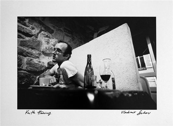 Anker Spang-Larsen | Keith Haring Paris Print on silver paper, format ...