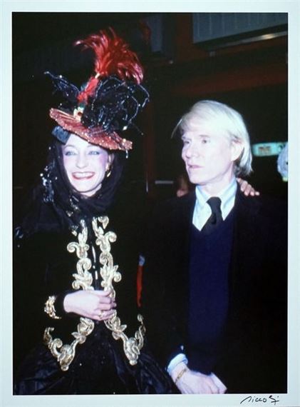 Anker Spang-Larsen | Andy Warhol and Loulou de La Falaise print on ...