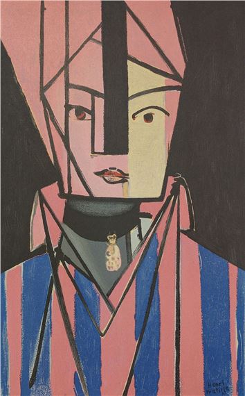 Henri Matisse | Henri Matisse (After) White and Rose Head | MutualArt